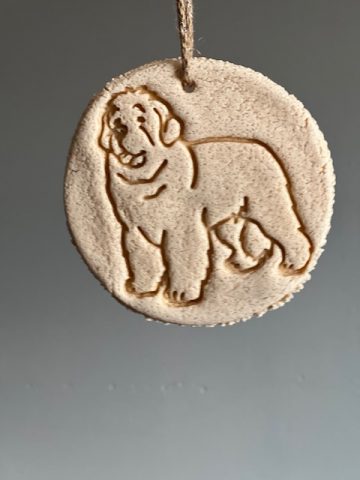 DIY Salt Dough Dog Ornaments (Using Cookie Cutters) - My Brown Newfies