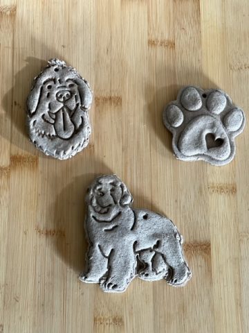 DIY Salt Dough Dog Ornaments (Using Cookie Cutters) - My Brown Newfies