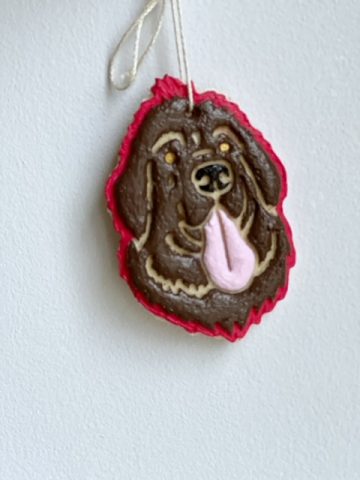 DIY Salt Dough Dog Ornaments (Using Cookie Cutters) - My Brown Newfies