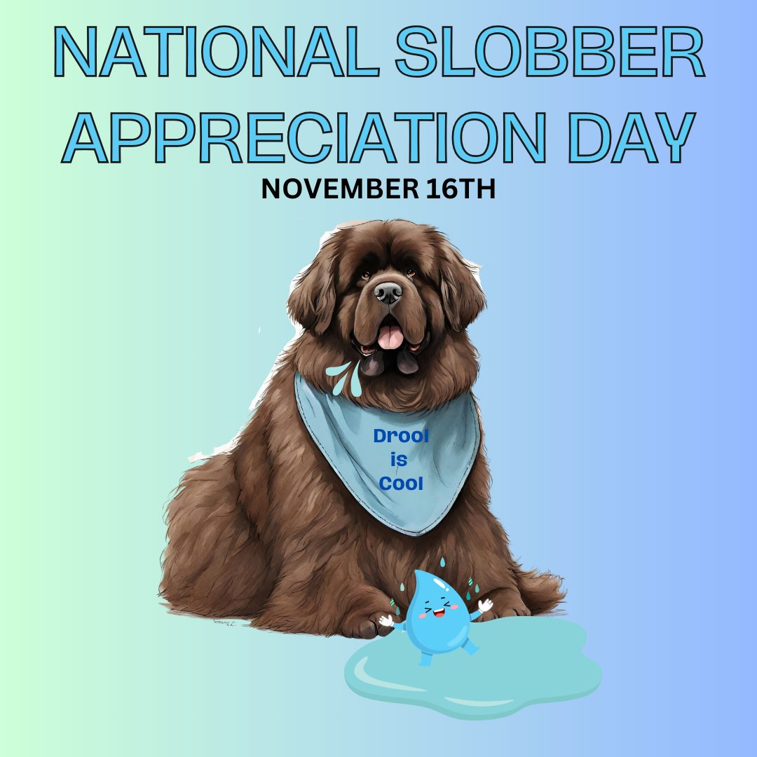 National Slobber Appreciation Day 2023 - My Brown Newfies